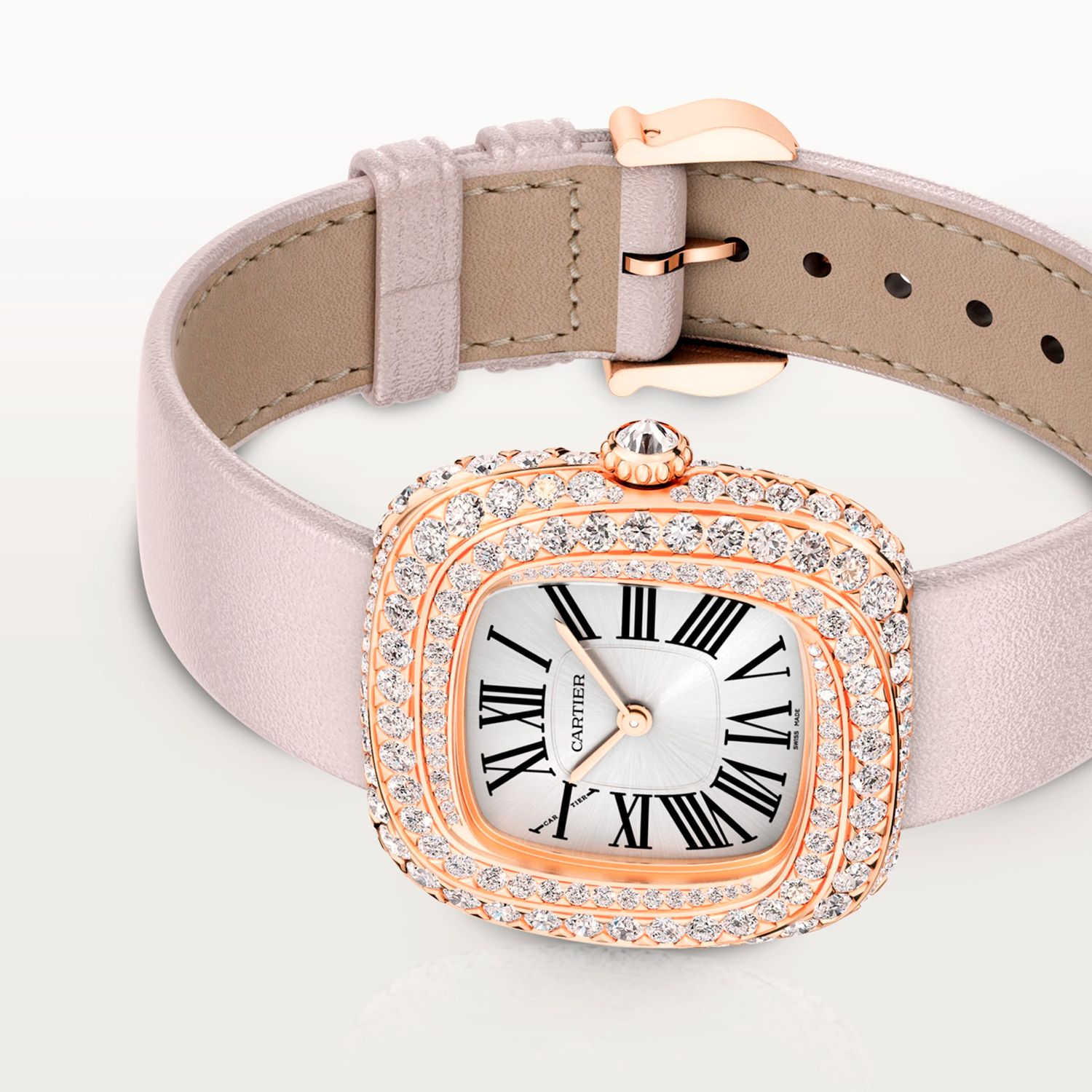 Coussin de Cartier watch medium model - Cartier | Godecho Pauliet