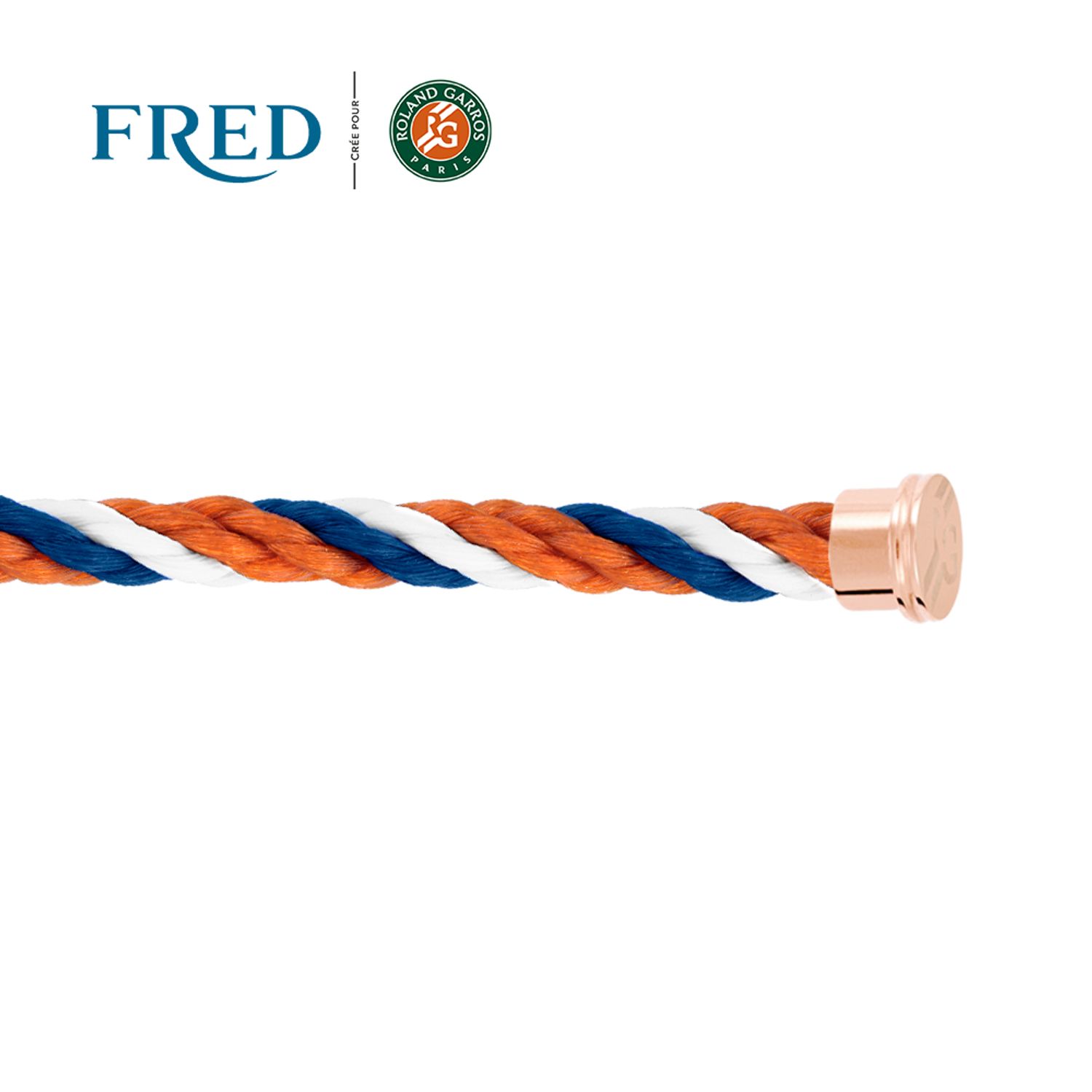 1 turn cable Fred Force 10 Medium model #FredxRolandGarros in Blue ...